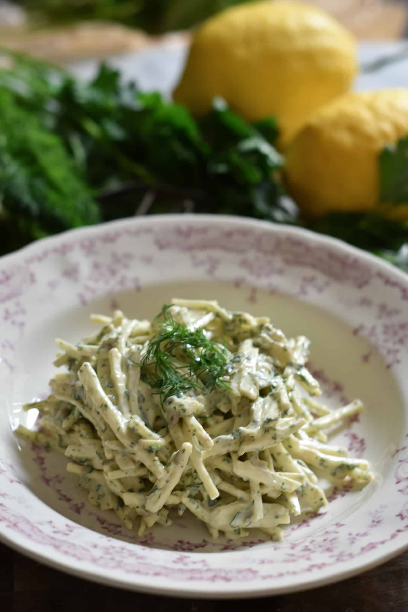 Celeriac remoulade - Hai Mangiato - Italian Food Blog