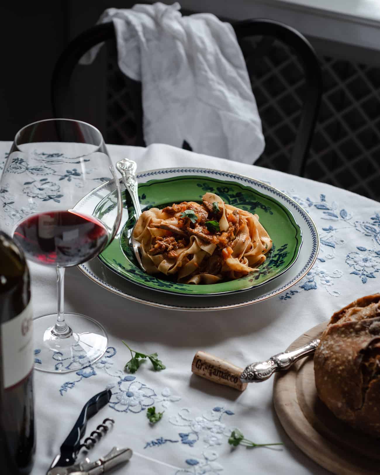 Duck Ragù with Dried Porcini - Hai Mangiato - Italian Food Blog